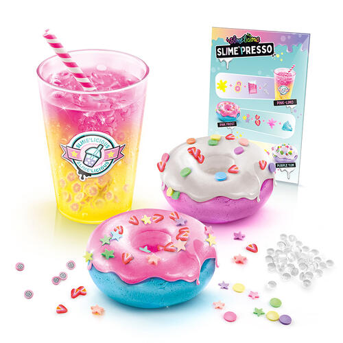Crea tu Slime de Bebida y Donas y Decora 6a+ | Toys Mayoreo