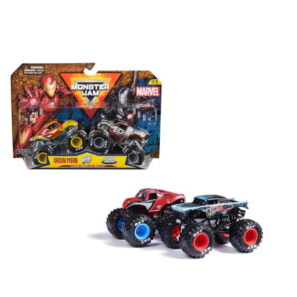 CarroS Monster Jam Marvel Set/2 Surt/2 3a+ | Toys Mayoreo